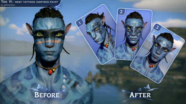 Tide - Reef Tattoos Inspired Paint | Avatar: Frontiers of Pandora Mod