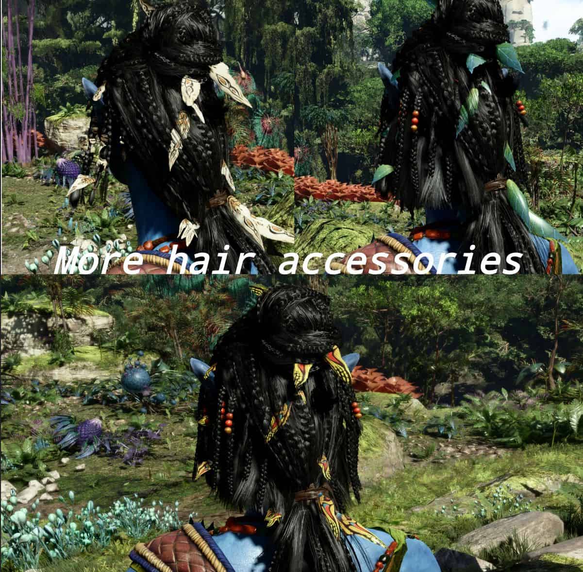 More hair accsessories v2.5 | Avatar: Frontiers of Pandora Mod